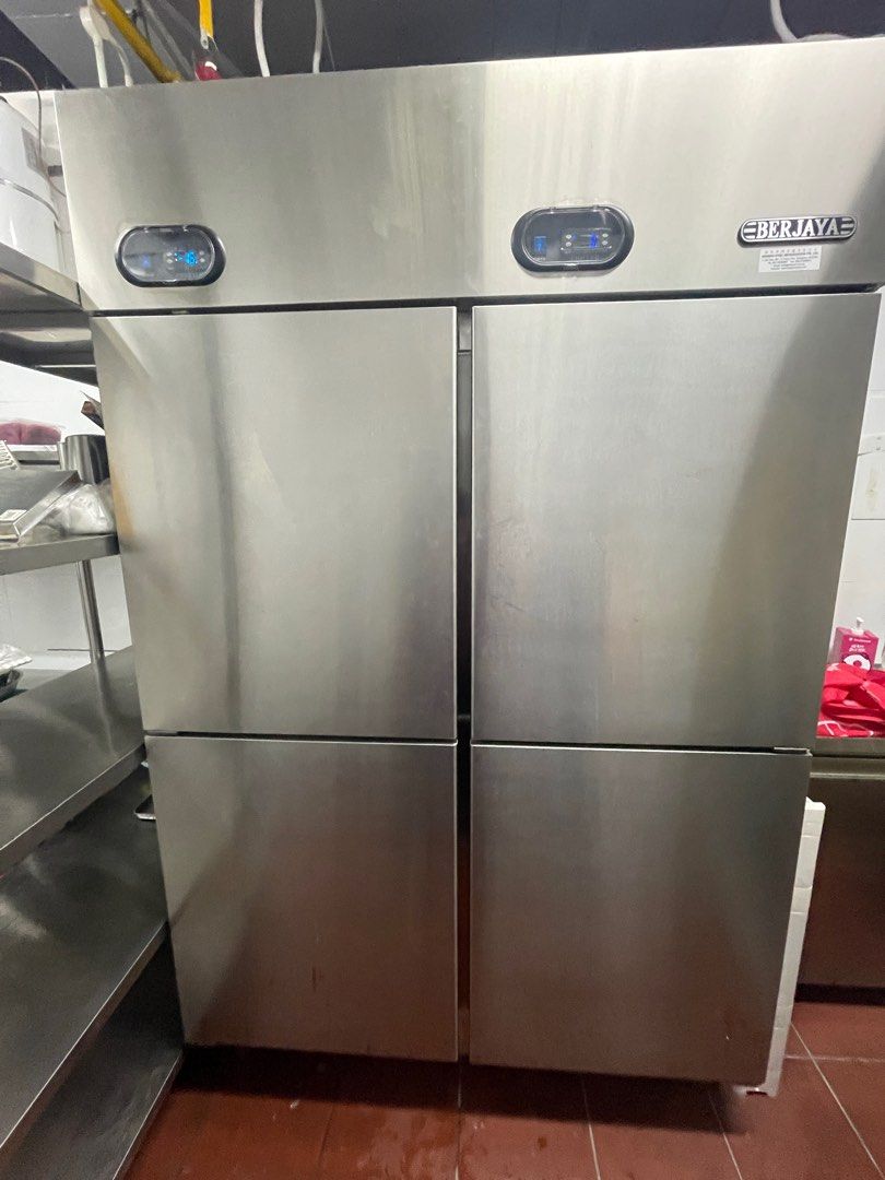 4 door Berjaya Dual upright Chiller Freezer, TV & Home Appliances ...