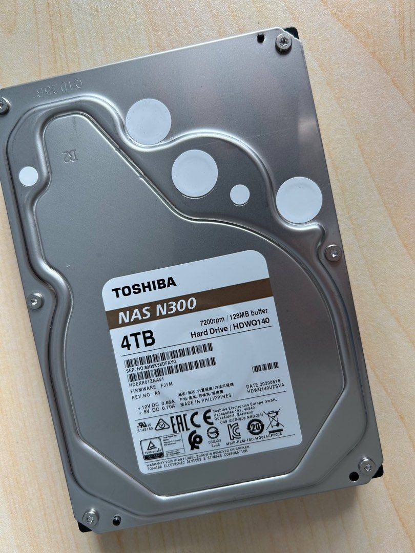 4TB 3.5” Hard disk drive (HDD), Computers & Tech, Parts & Accessories ...