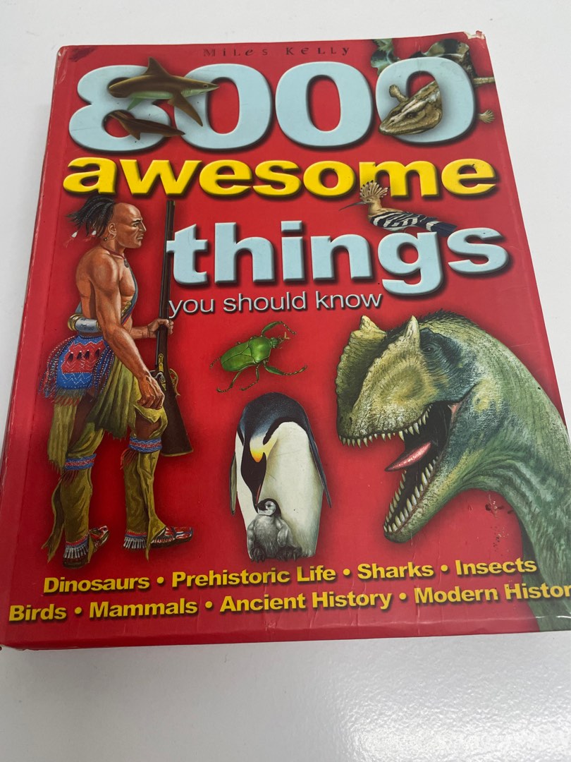 8000 Awesome Things Kids Book, Hobbies & Toys, Books & Magazines ...