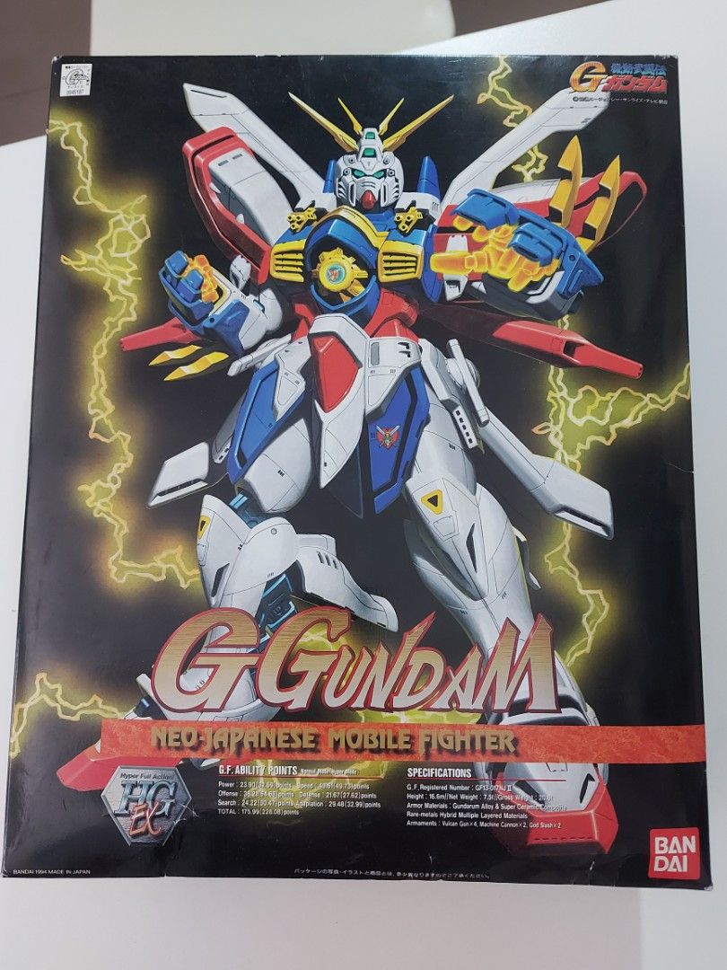 機動武鬥傳 1/60 神高達 hgex god gundam 已素組完成品 不是pg, 興趣及遊戲, 玩具 & 遊戲類 - Carousell