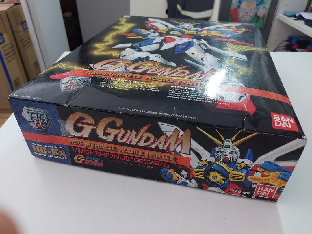 機動武鬥傳 1/60 神高達 hgex god gundam 已素組完成品 不是pg, 興趣及遊戲, 玩具 & 遊戲類 - Carousell