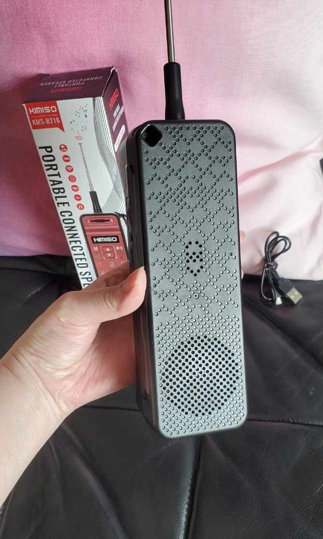 大哥大 藍芽喇叭 黑金剛 便攜式 音響 KMS-B216 復古喇叭, 哩哩扣扣, 其他在旋轉拍賣
