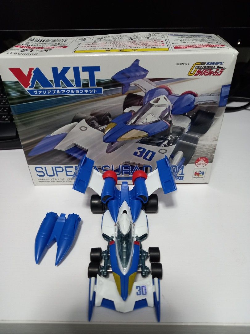 不議價 megahouse va kit 高智能方程式 cyber formula 超級雷神 阿斯拉達 asurada, 興趣及遊戲, 玩具 ...