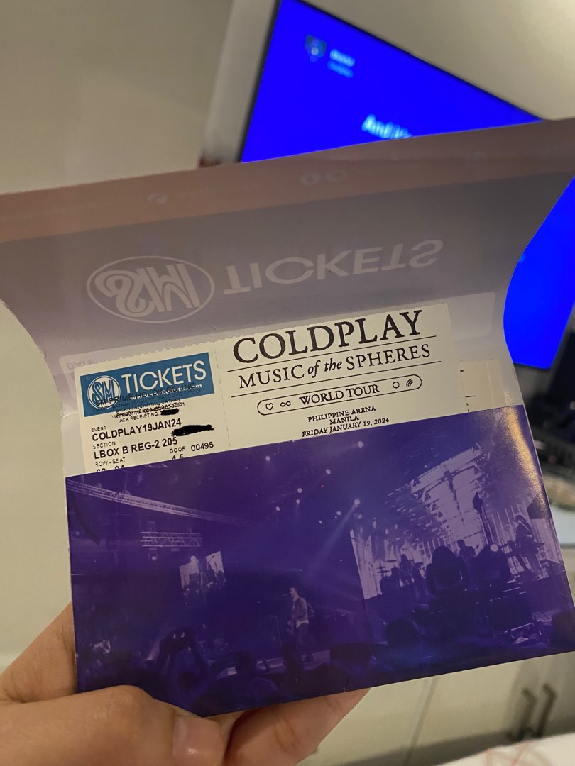 3 ADJACENT SEATS!! COLDPLAY MANILA DAY 1! (Music of the spheres) on ...