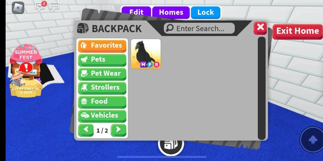 Adopt me mega crow, Video Gaming, Video Games, Others on Carousell