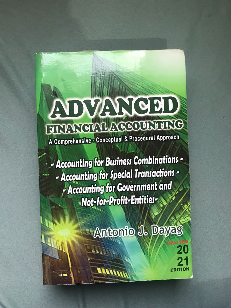 Advanced Financial Accounting by Dayag, Hobbies & Toys, Books ...