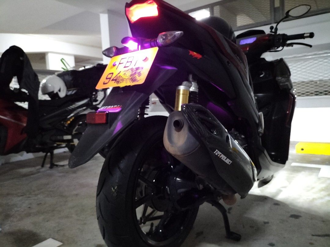 Aerox number plate light LED power saving $8, Motorcycles, Motorcycle ...