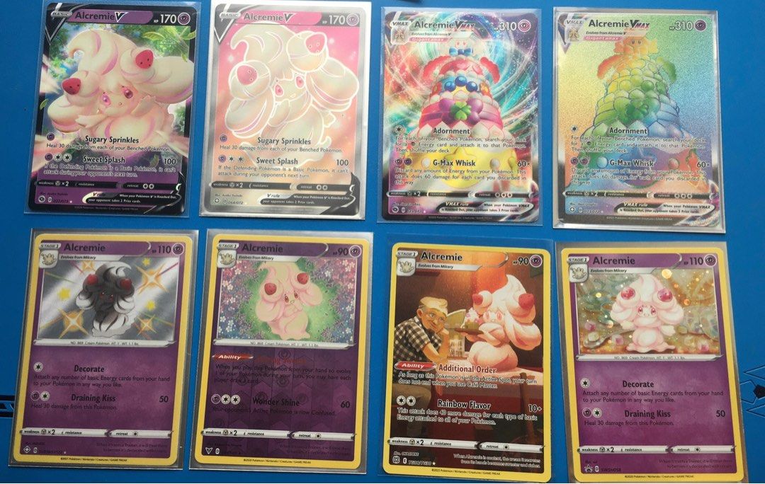 Alcremie Set Pokemon Cards TCG, Hobbies & Toys, Toys & Games on Carousell