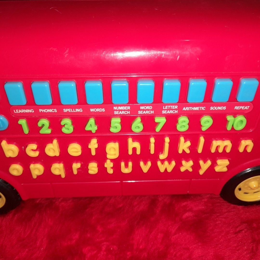 Alphabet bus by carousel, Hobbies & Toys, Toys & Games on Carousell