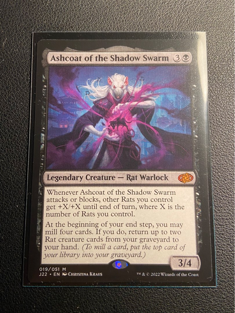 Ashcoat of the Shadow Swarm - MTG EDH Single, Hobbies & Toys, Toys ...