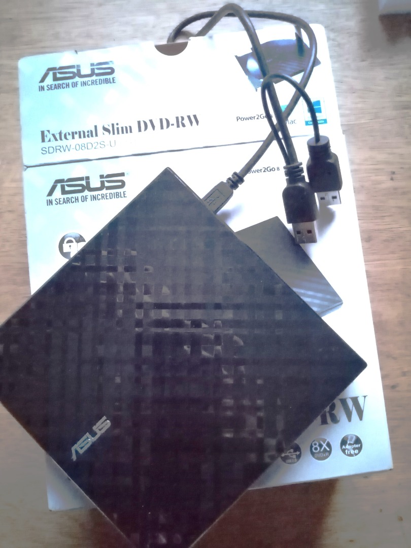 ASUS External Slim DVD-RW Portable Optical Drive, Computers & Tech ...
