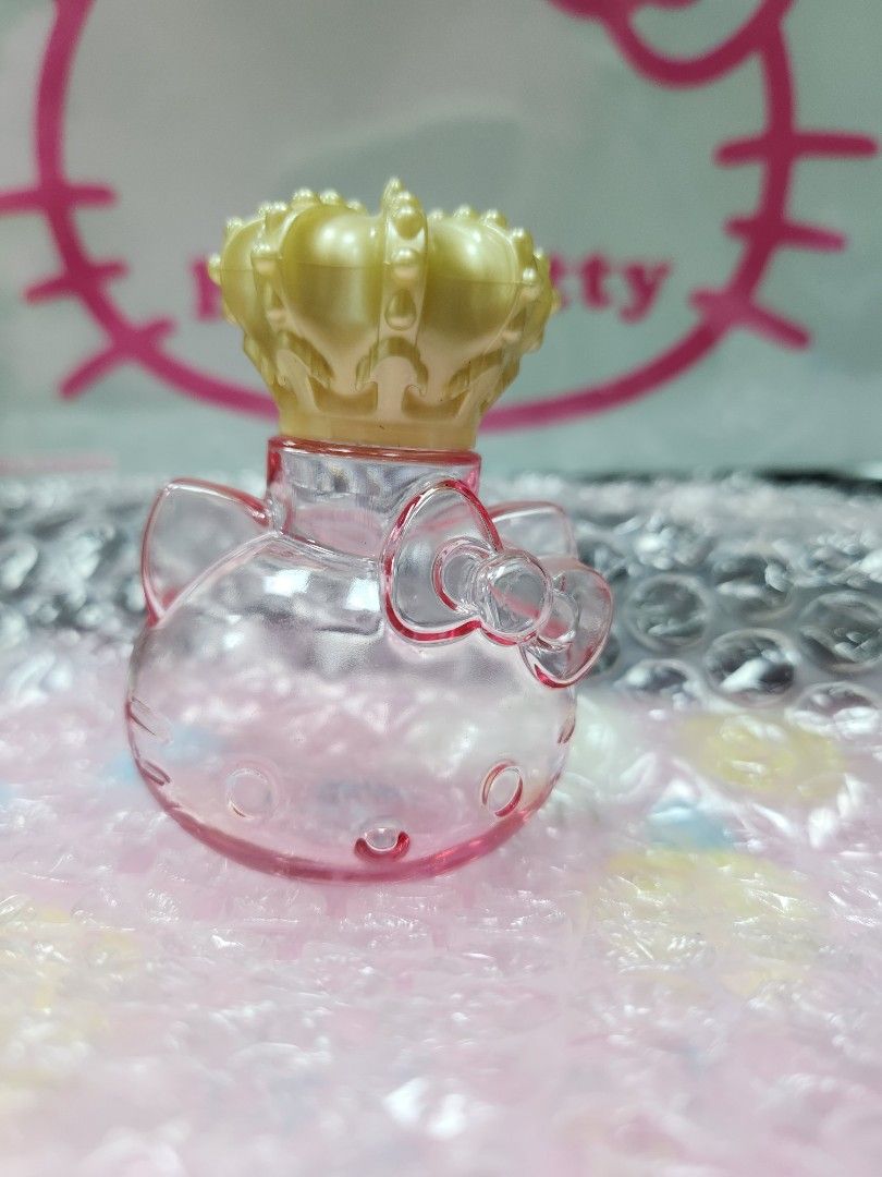 Authentic Rare Hello Kitty Crown Cap Mini Bottle, Furniture & Home ...