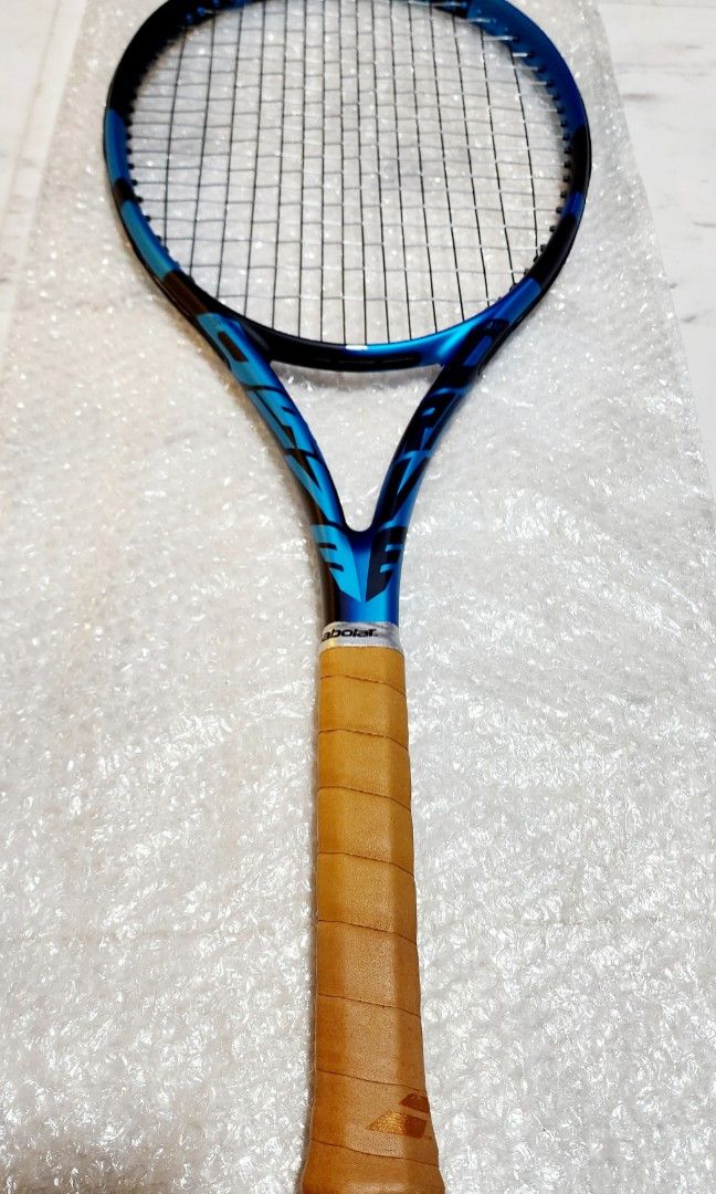 Babolat Tennis Racket Pure Drive Team L1 with Leather Grip, Sports ...