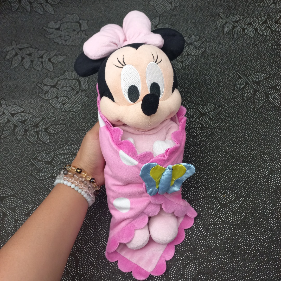 Baby Minnie Mouse Plush, Hobbies & Toys, Toys & Games on Carousell