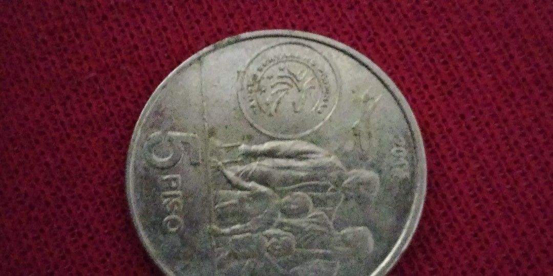 Bagong bayani 5 piso coin, Hobbies & Toys, Memorabilia & Collectibles ...