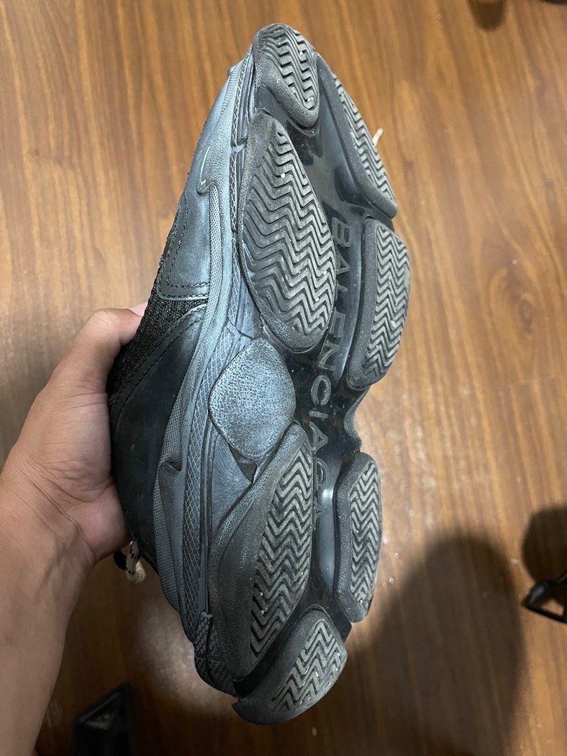 Balenciaga Triple S Triple Black (2018 Reissue) (Pre-Distressed) on ...