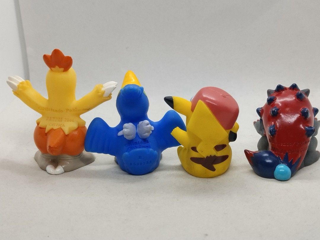 Bandai - Pokemon - Finger Doll - Finger Puppet - Set of 4, Hobbies ...