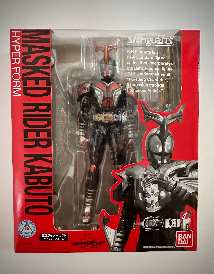 售已開Bandai S.H.Figuarts SHF 幪面超人 Kabuto Hyper Form (不是真骨雕), 興趣及遊戲, 玩具 ...