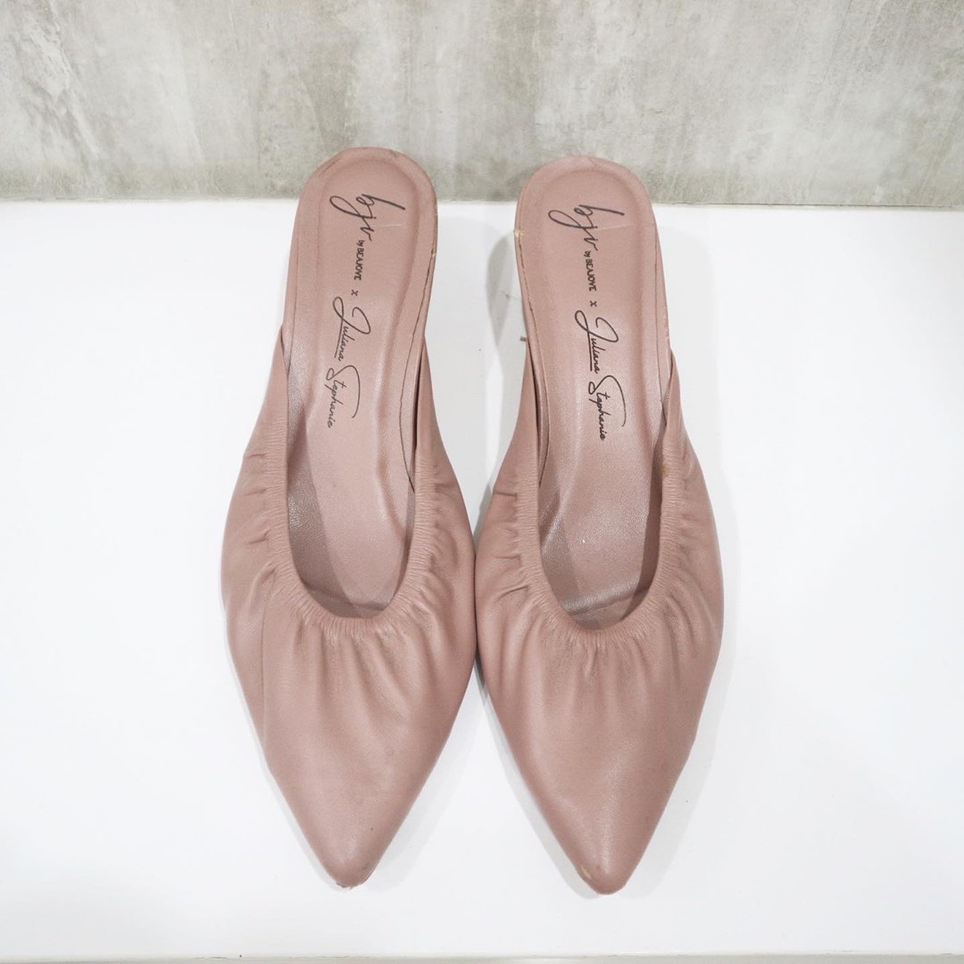 Beajove X Juliana steph pink heels, Fesyen Wanita, Sepatu di Carousell