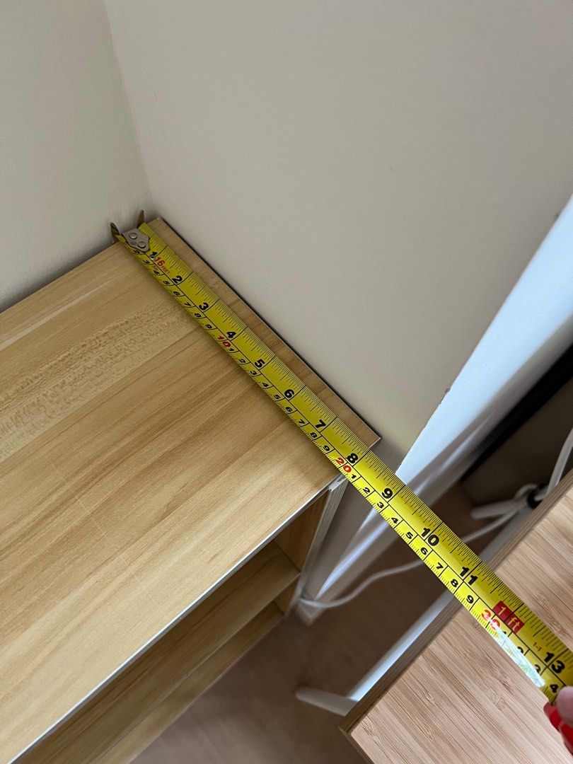 Bedside Slim Shelf Cabinet. BTO HDB bedroom shelf slim side bed storage ...