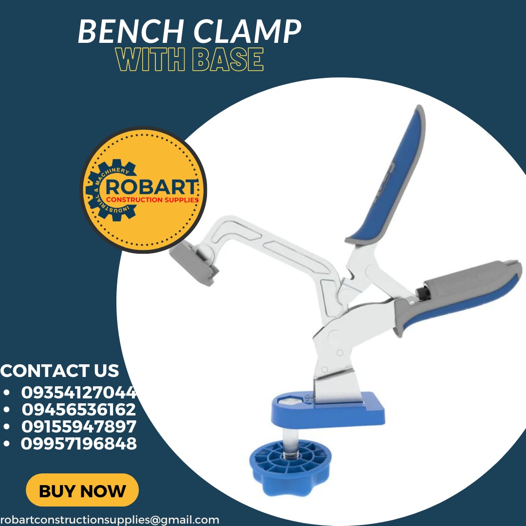 BENCH CLAMP WITH BASE, Commercial & Industrial, Construction Tools ...