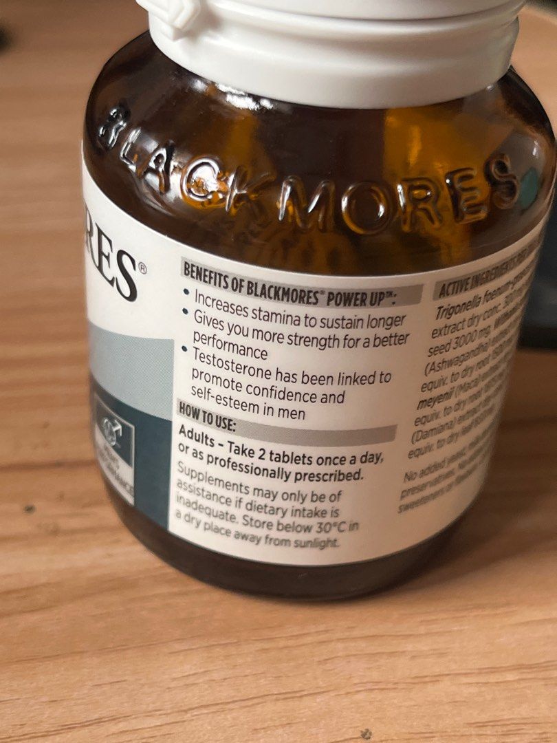 Blackmores Power Up for Men, Health & Nutrition, Health Supplements ...