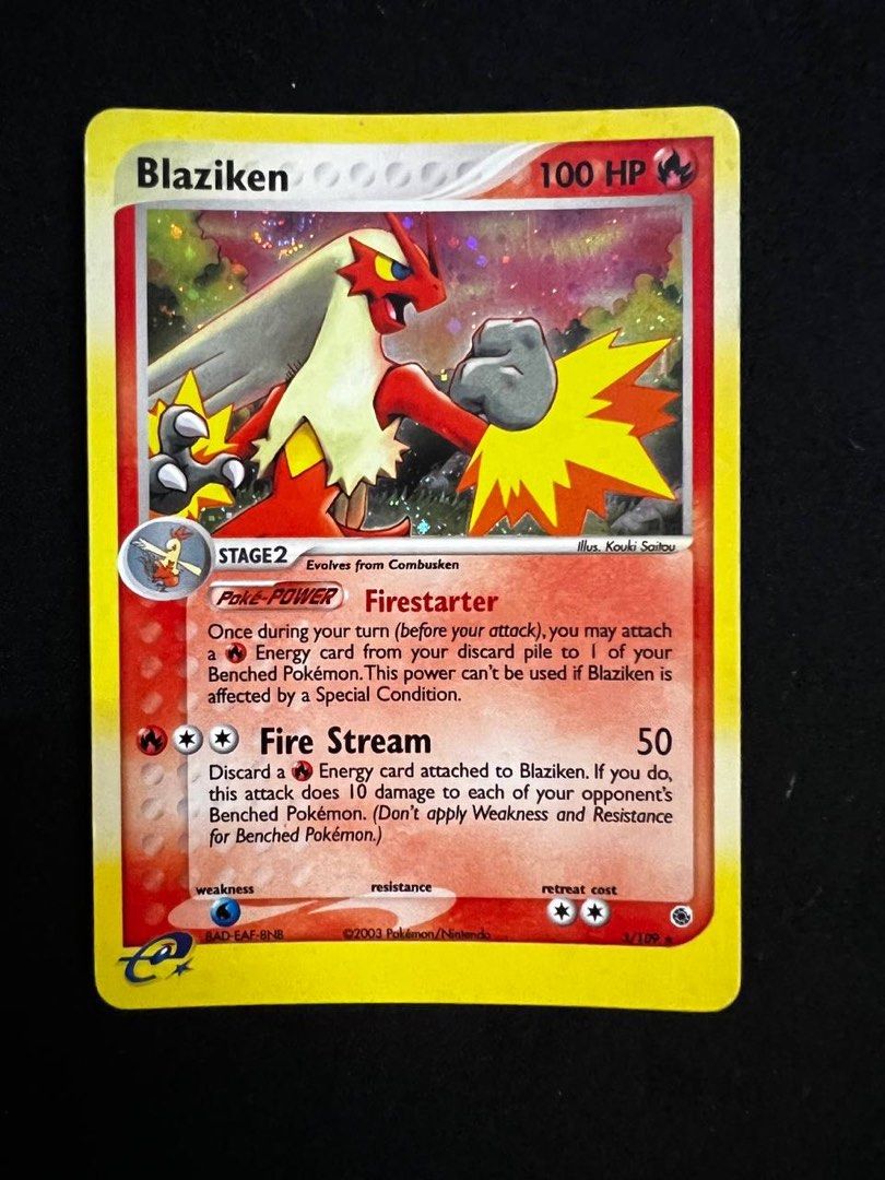 BLAZIKEN Ruby & Sapphire Pokemon, Pokèmon, Hobbies & Toys, Toys & Games ...