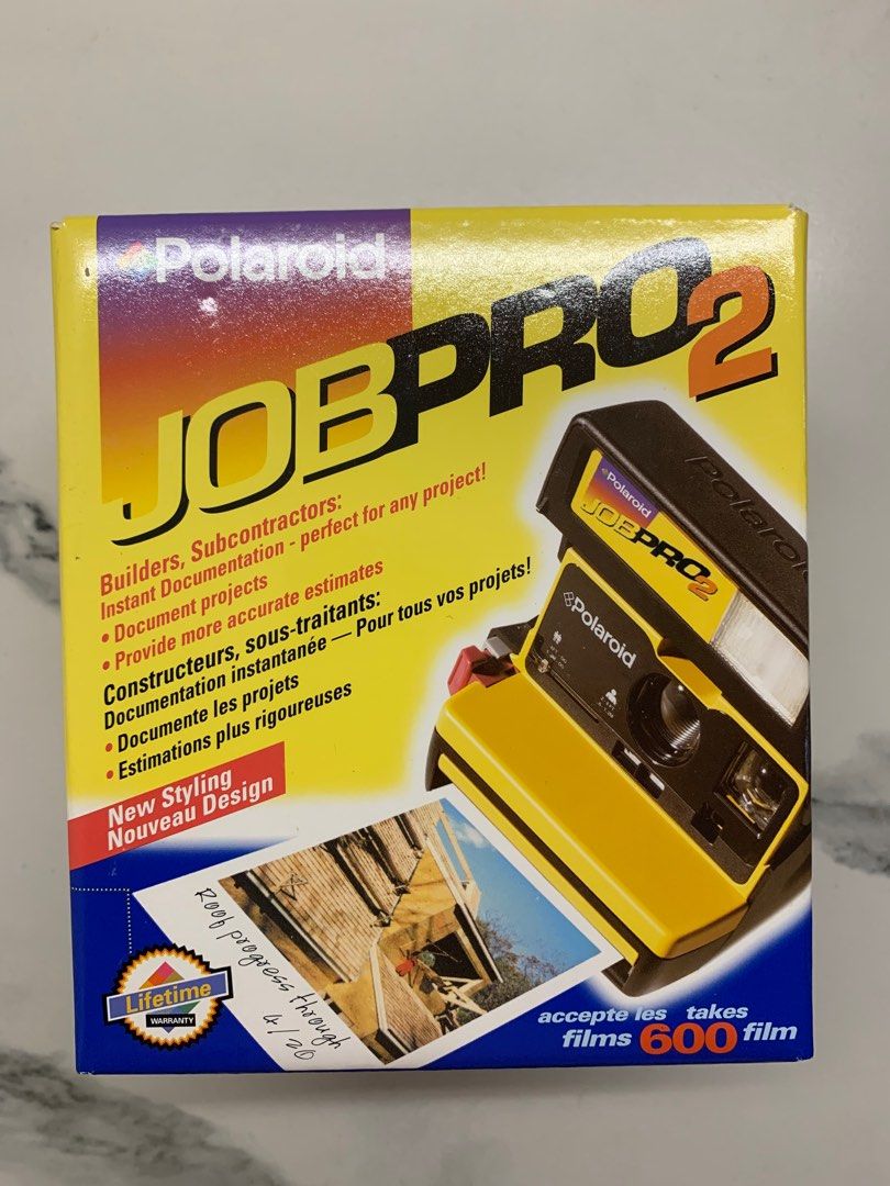 +BNIB+ Rare Vintage Retro Original Polaroid 600 Job Pro 2 Camera ...