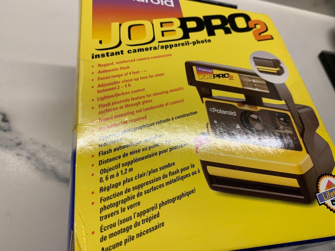 +BNIB+ Rare Vintage Retro Original Polaroid 600 Job Pro 2 Camera ...