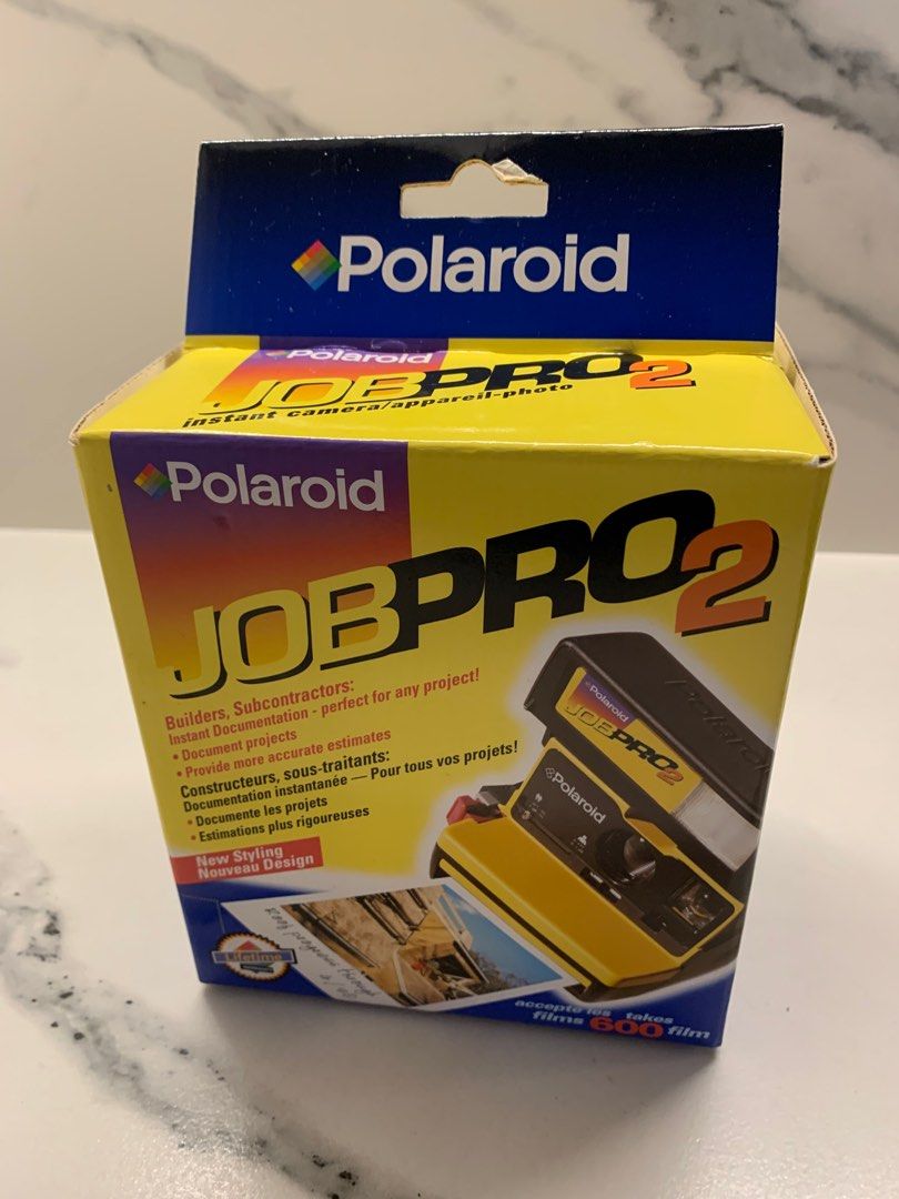 +BNIB+ Rare Vintage Retro Original Polaroid 600 Job Pro 2 Camera ...