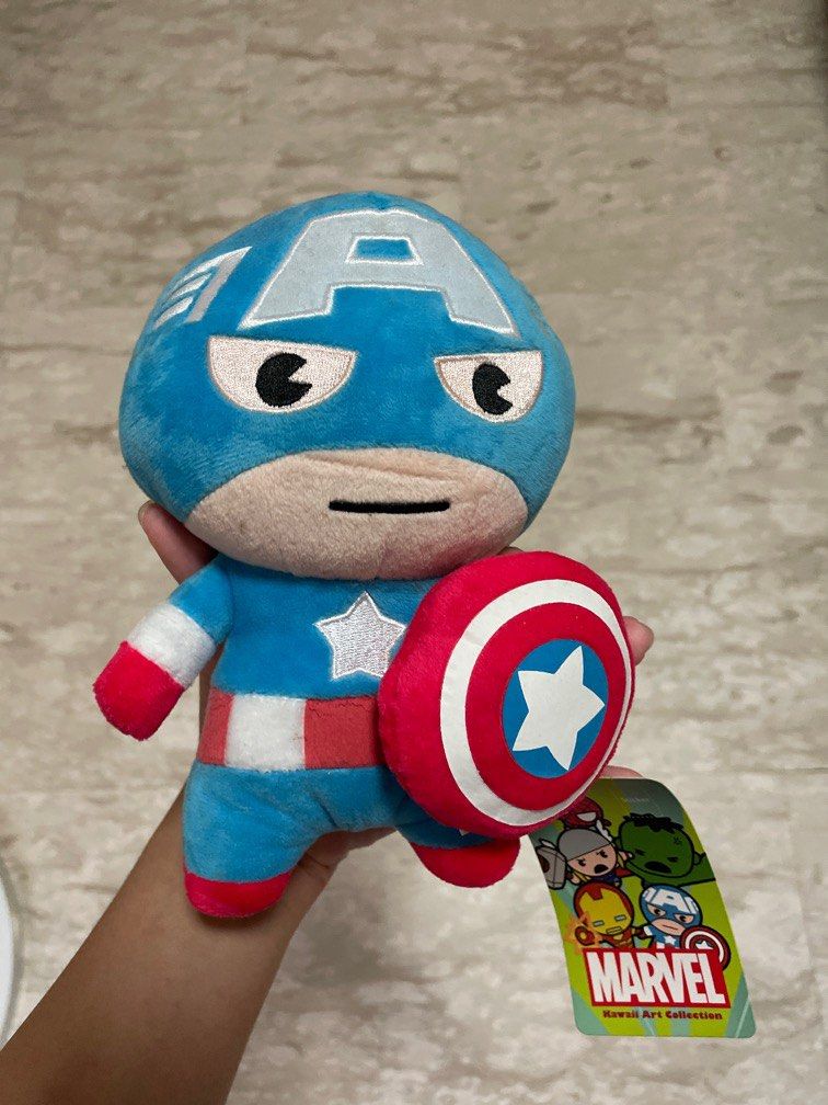 [BNWT] Captain America Plushie, Hobbies & Toys, Toys & Games on Carousell