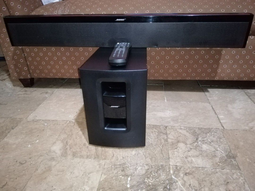 Bose Cinemate SR Soundbar Home Theater Speaker with wireless ...