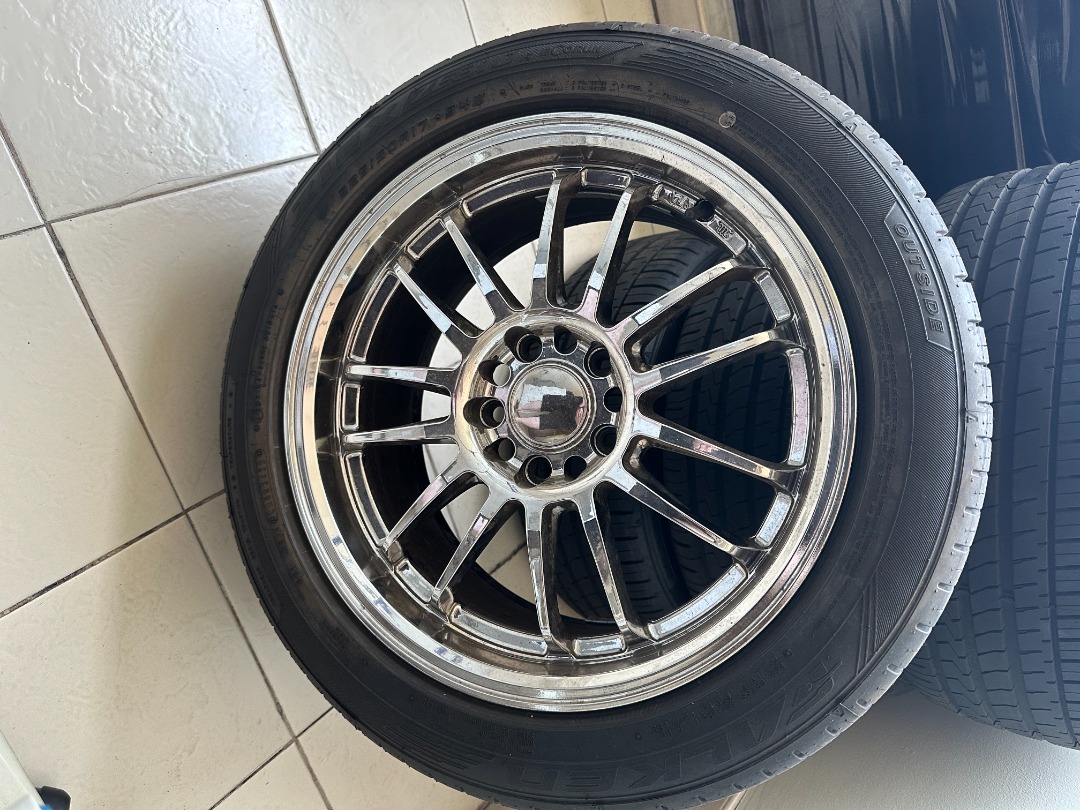 Brand New Rota Mags with Falken Tires on Carousell