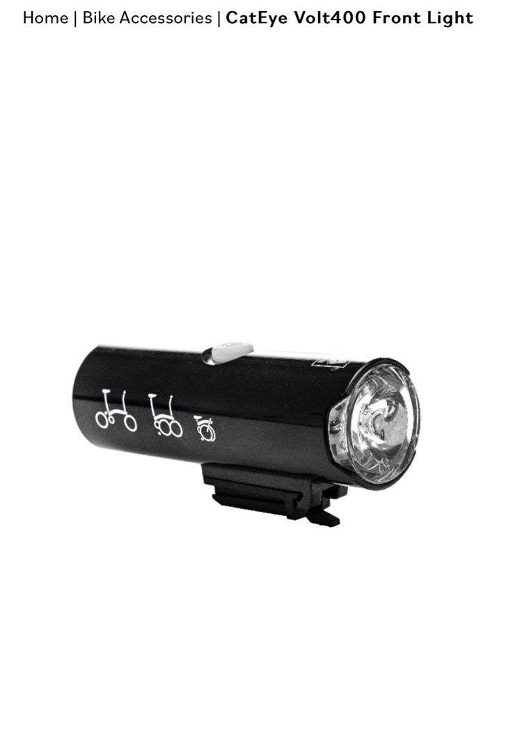 Brompton Cateye volt 400 front light, Sports Equipment, Bicycles & Parts, Parts & Accessories on ...
