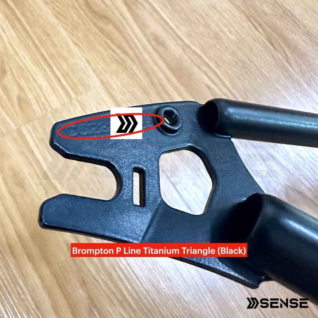 Brompton P Line Titanium Fork & Rear Triangle, Sports Equipment ...