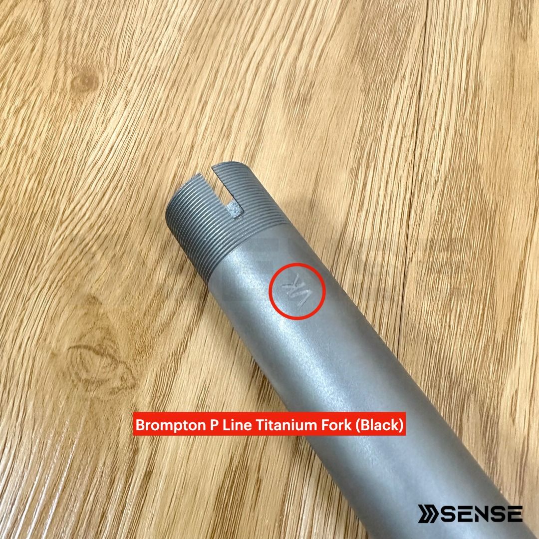 Brompton P Line Titanium Fork & Rear Triangle, Sports Equipment, Bicycles & Parts, Parts ...