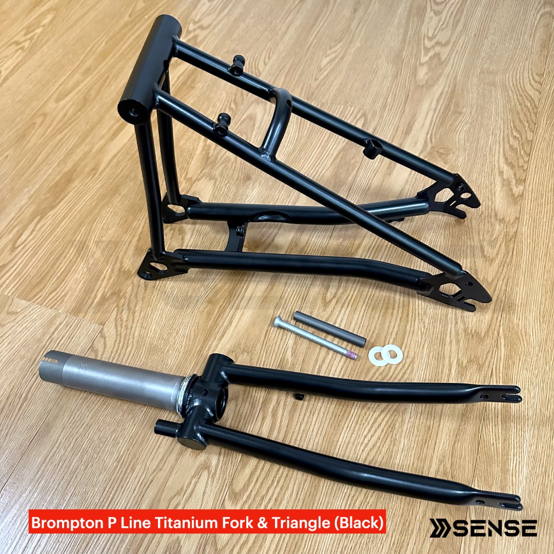 Brompton P Line Titanium Fork & Rear Triangle, Sports Equipment ...