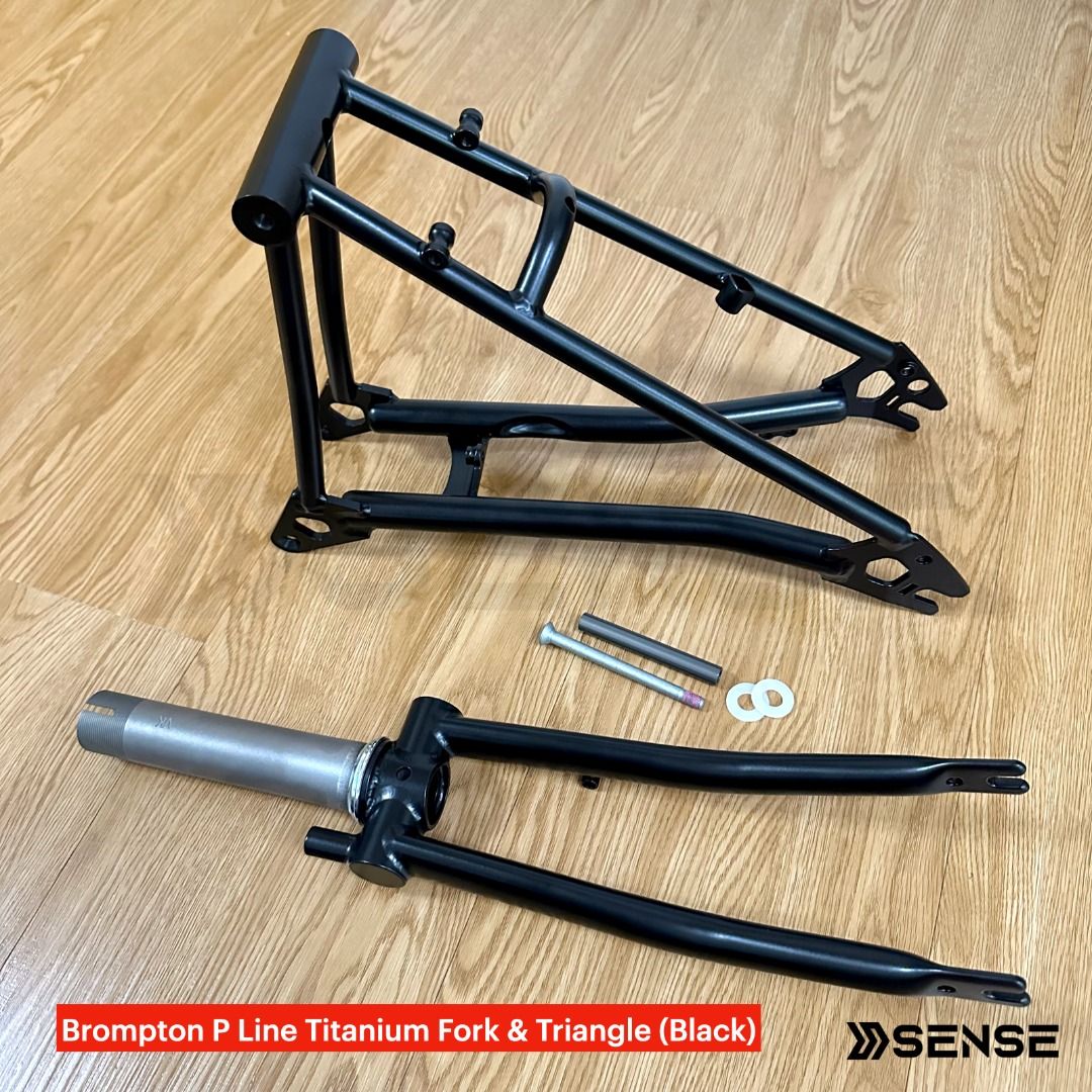 Brompton P Line Titanium Fork & Rear Triangle, Sports Equipment ...