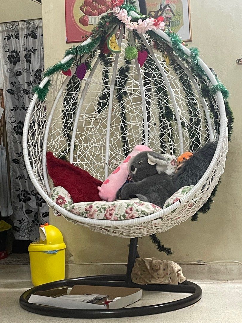 BUAI SARANG BURUNG XXL / SWING CHAIR , Furniture & Home Living ...