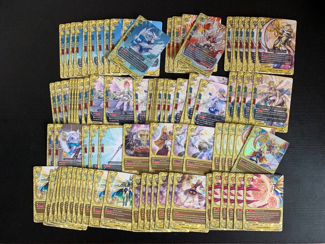 Buddyfight Empyreal Corps Full Build Deck with tons of spares, Hobbies ...