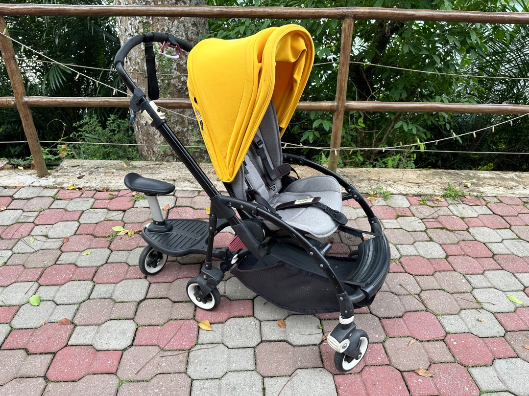 Bugaboo Bee 3 with wheeled board, Babies & Kids, Going Out, Strollers ...