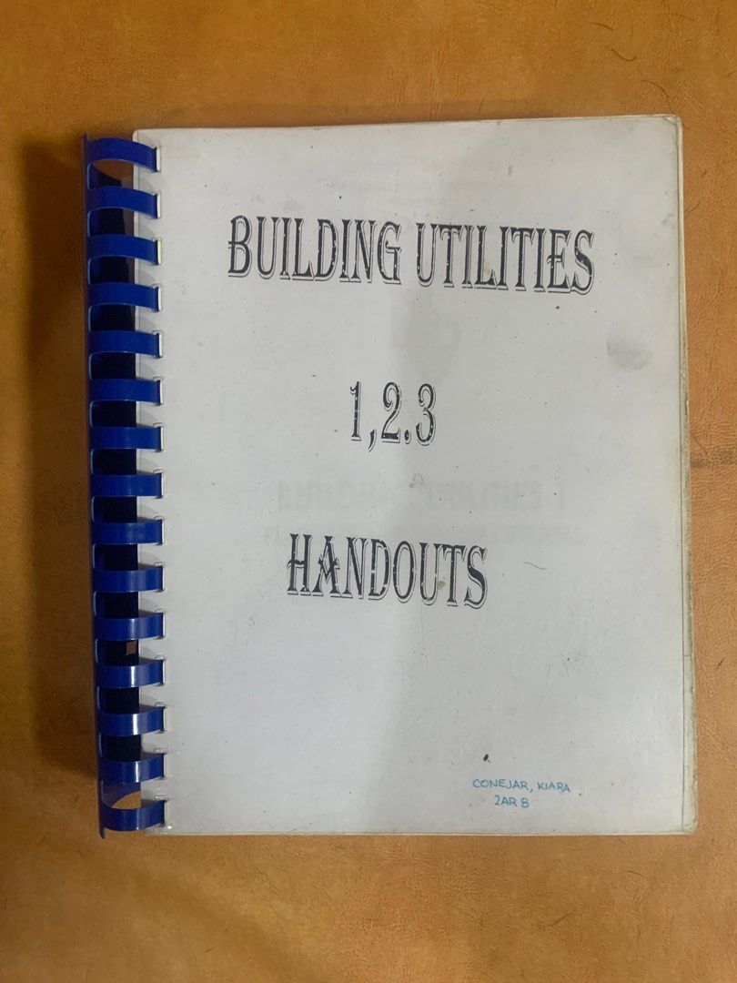 Building Utilities Handouts, Hobbies & Toys, Books & Magazines ...