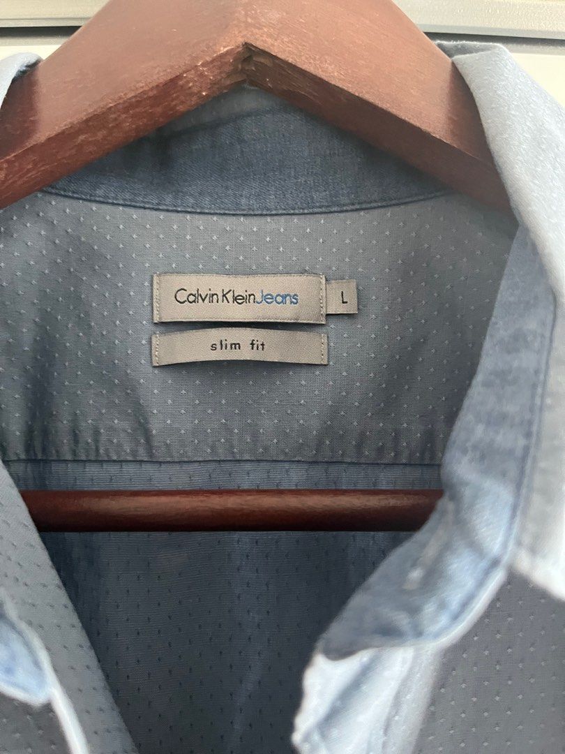 Calvin Klein Formal Shirt, Men's Fashion, Tops & Sets, Formal Shirts on ...