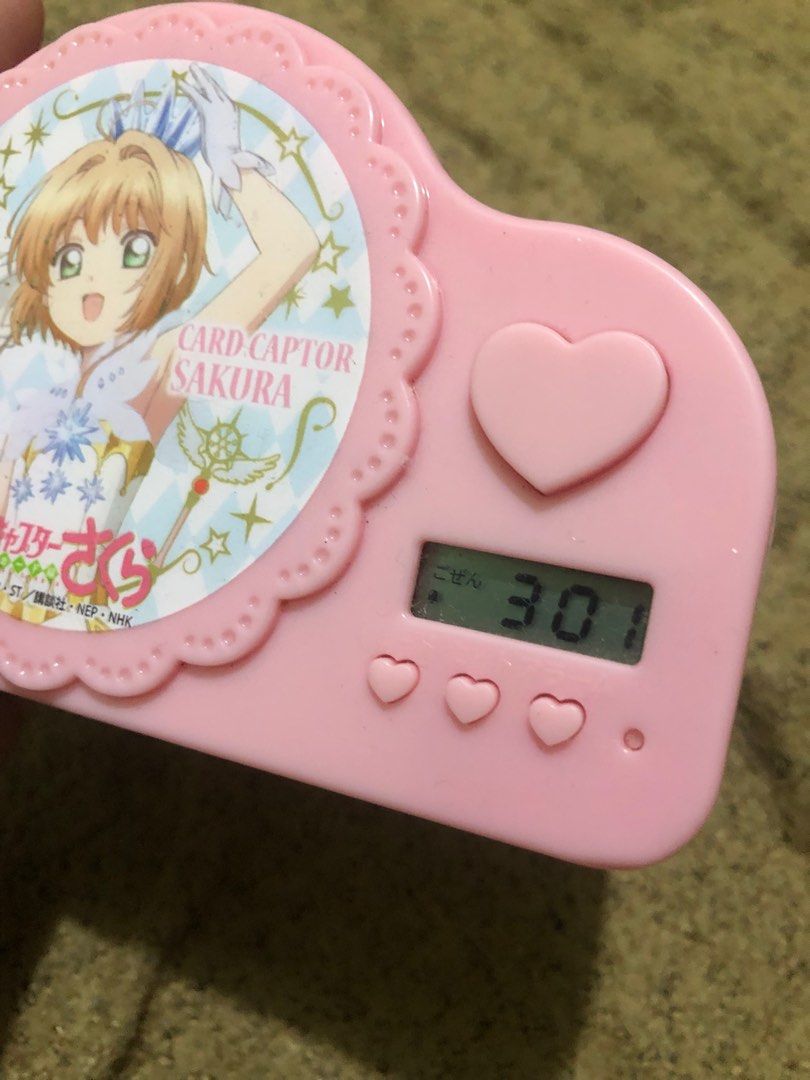 Card captor sakura desk alarm clock on Carousell