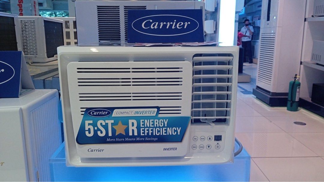 CARRIER WINDOW TYPE NON INVERTER AND INVERTER AIRCON, TV & Home ...