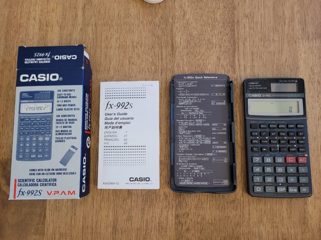 Casio Calculator fx-992s, Hobbies & Toys, Stationery & Craft ...