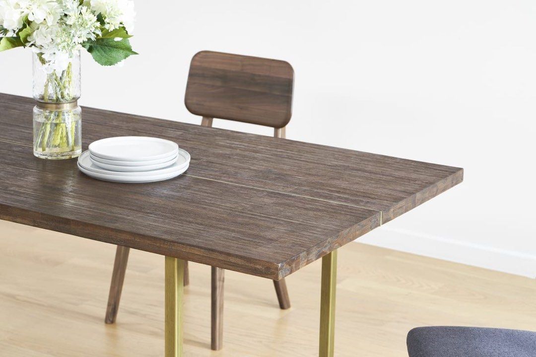 Castlery Hudson Dining Table Solid Acacia Wood in 160cm x 90cm ...