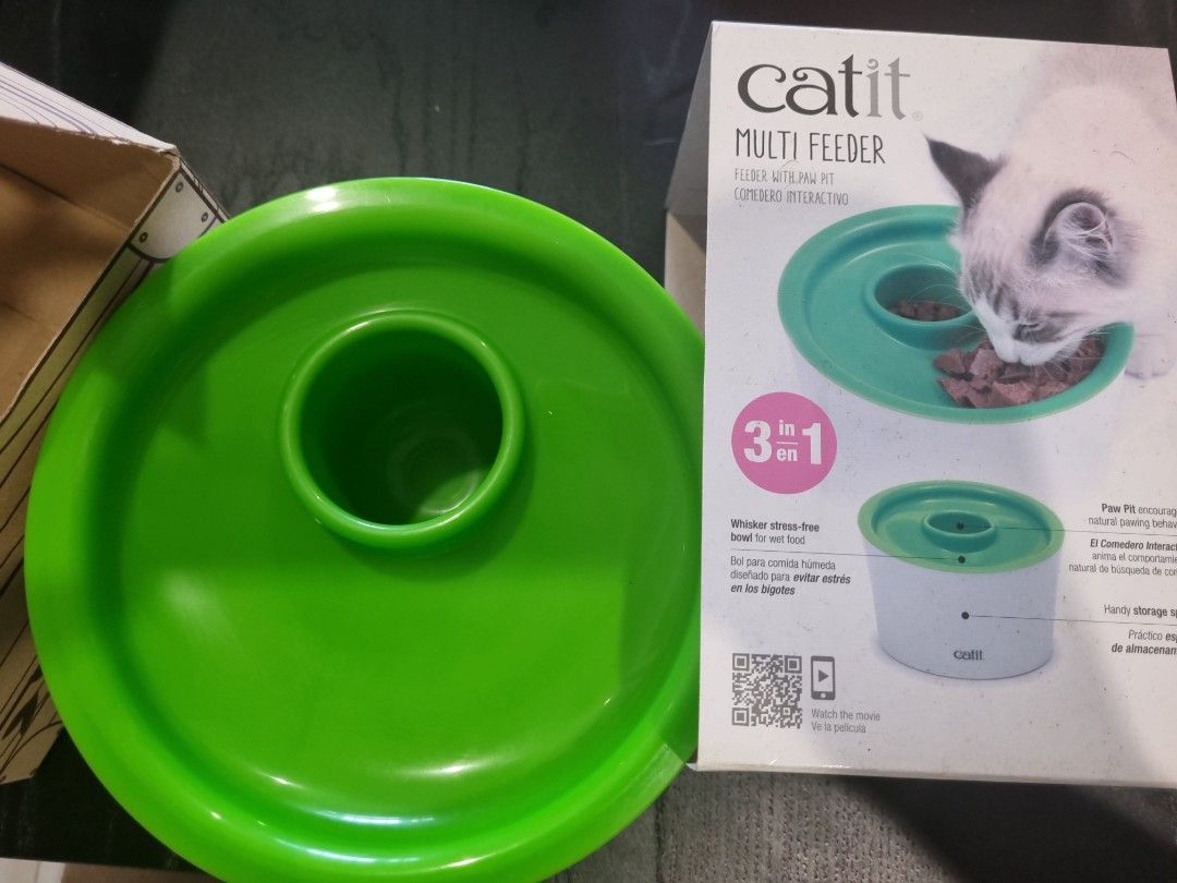 Catit multi feeder with paw pit, Pet Supplies, Homes & Other Pet ...