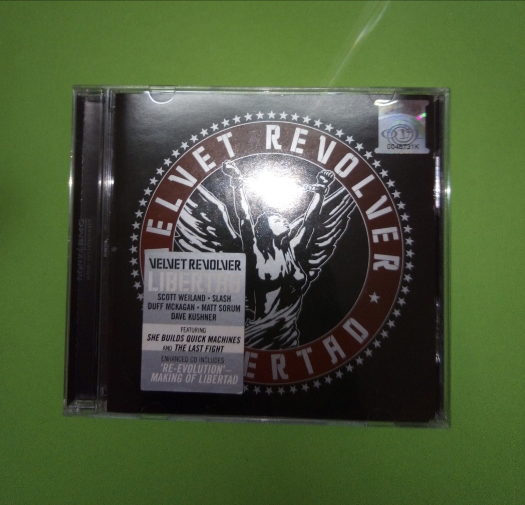 CD VELVET REVOLVER : LIBERTAD ALBUM (2007) SLASH SCOTT WEILAND HARD ...