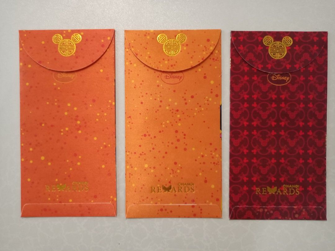 Changi Disney Red Packet, Hobbies & Toys, Memorabilia & Collectibles ...